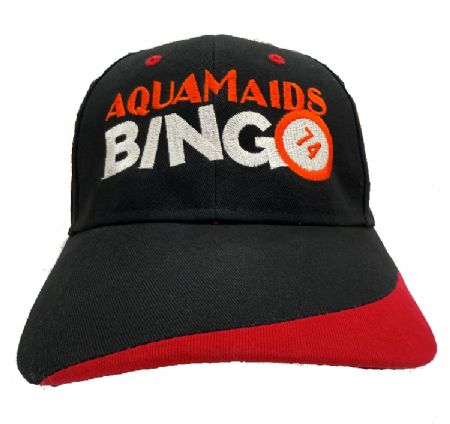 Aquamaids Bingo: Aquamaids Bingo Red & White Logo Hat, Hats ...